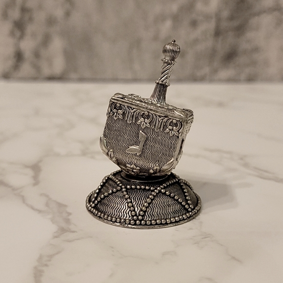 Vintage | Holiday | Vintage Pewter Dreidel Stand | Poshmark